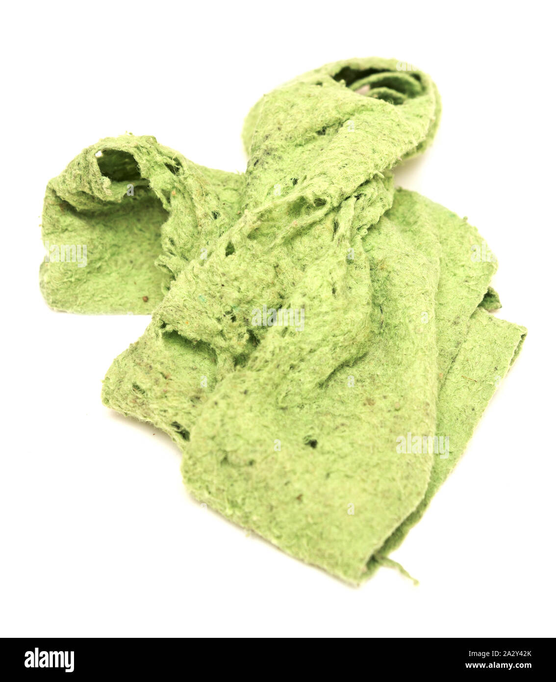 Dirty rag isolated on white background Stock Photo - Alamy