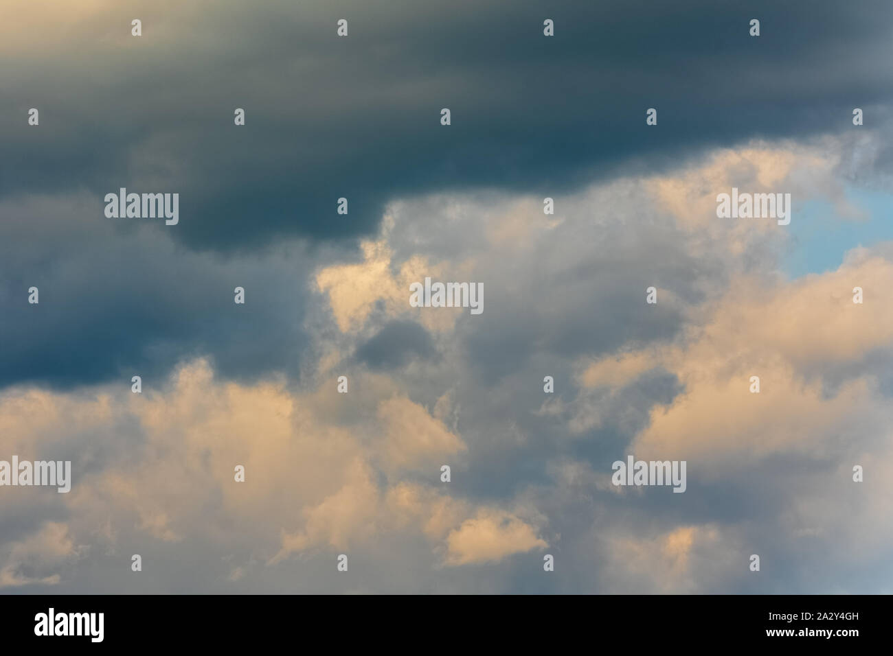 Beautiful view of natural meteorology background: stunning summer cloud ...