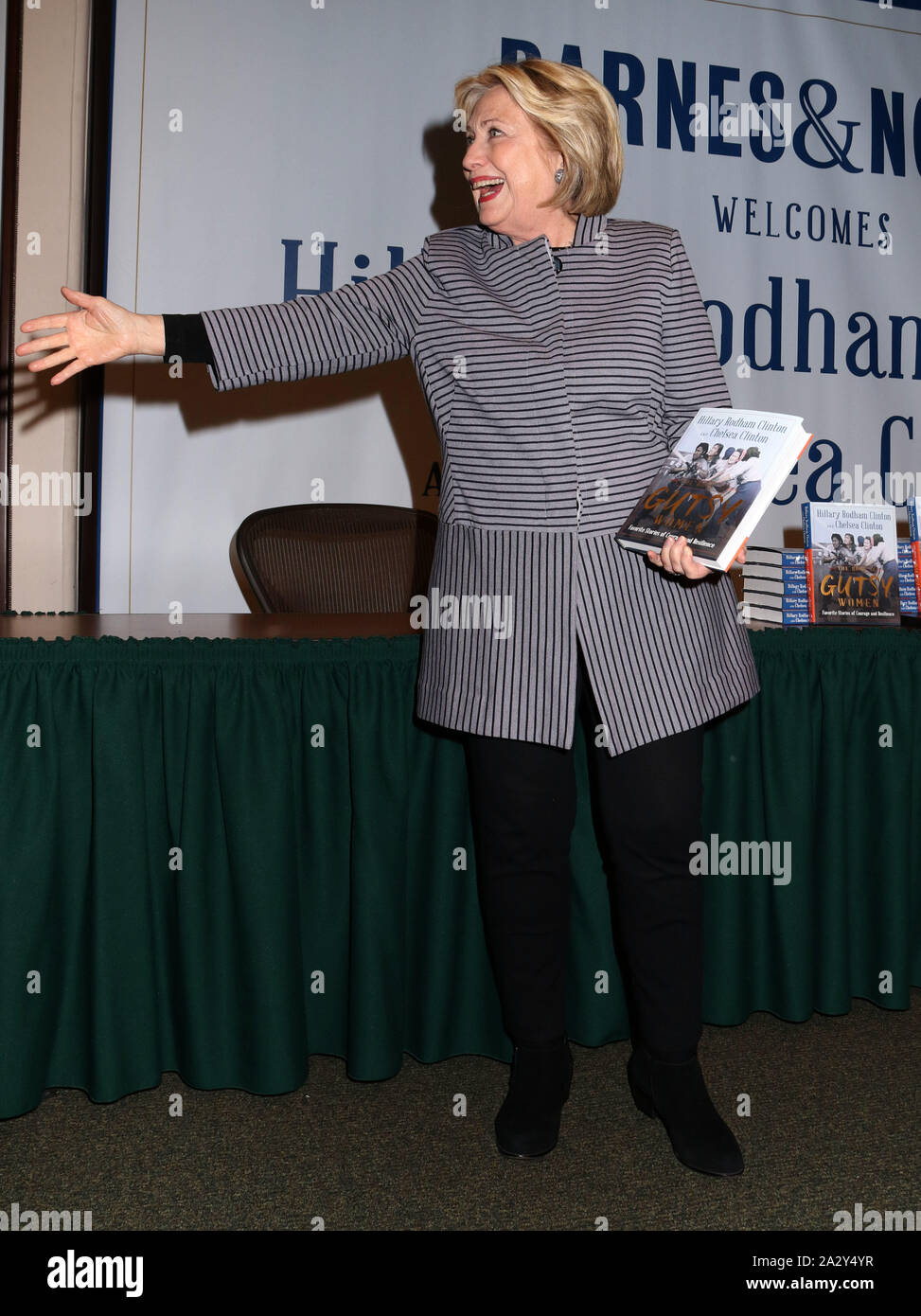 New York, New York, USA. 3rd Oct, 2019. HILLARY RODHAM CLINTON attends ...