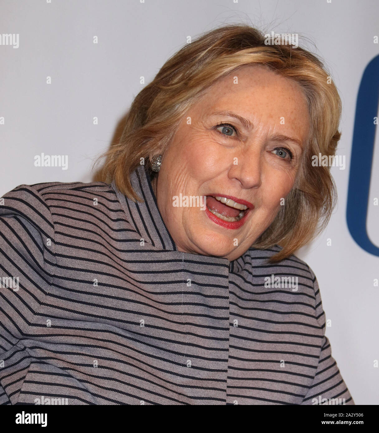 New York, New York, USA. 3rd Oct, 2019. HILLARY RODHAM CLINTON attends ...