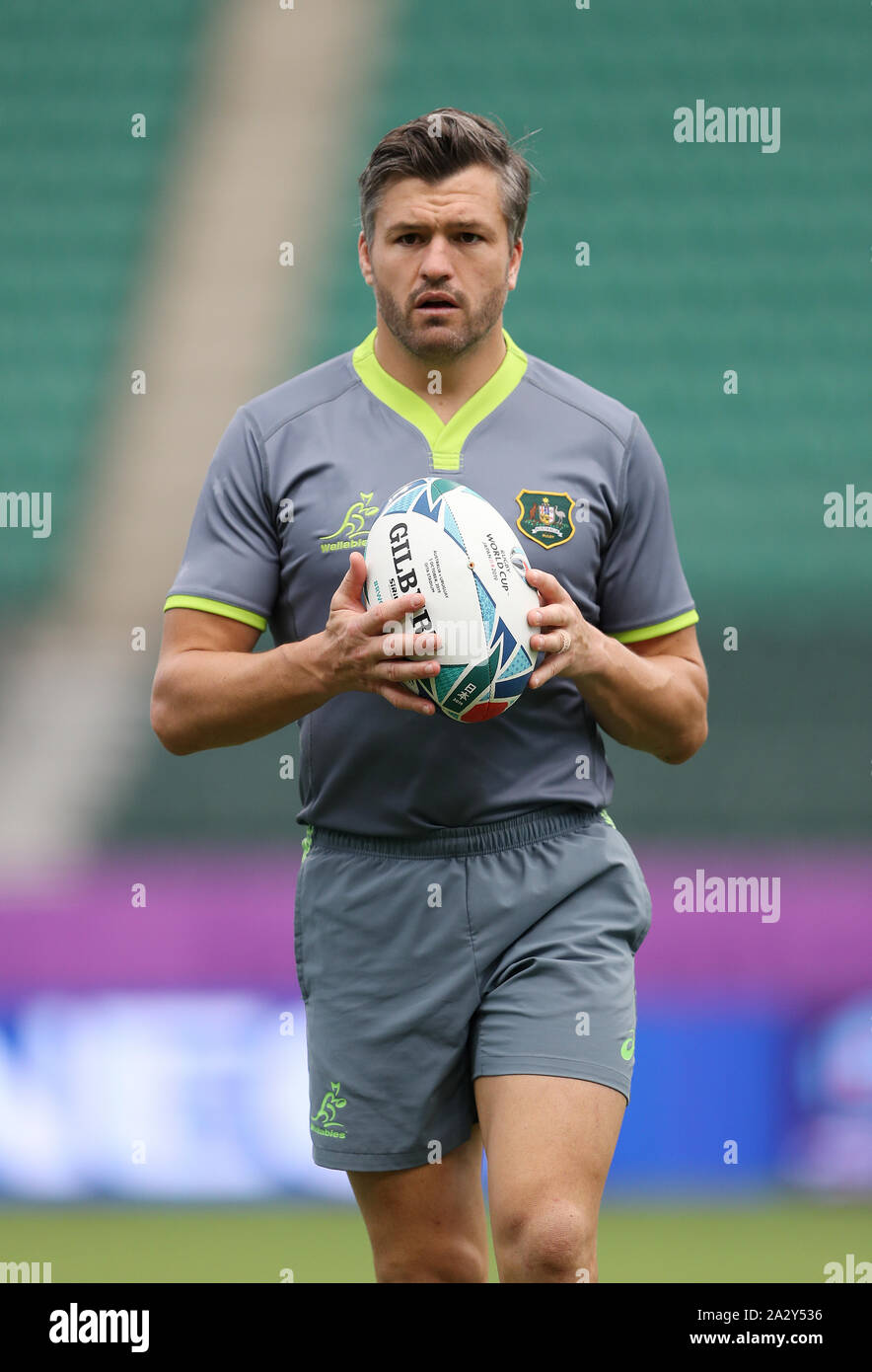 Adam Ashley Cooper During Australias Captains Run At Oita Stadium