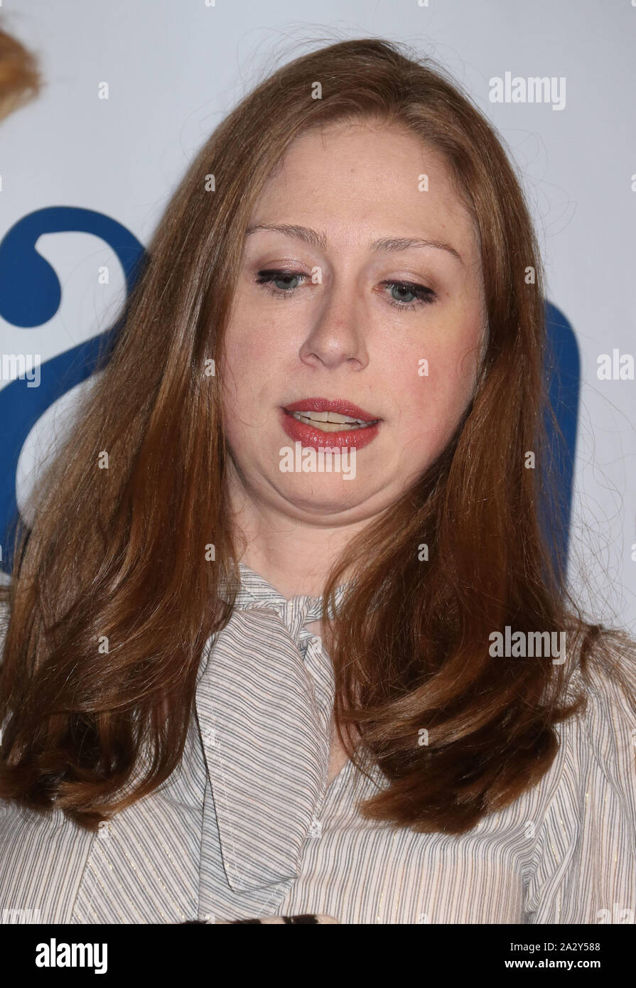 New York, New York, USA. 3rd Oct, 2019. CHELSEA CLINTON attends the ...