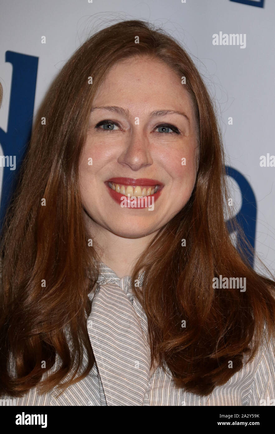 New York, New York, USA. 3rd Oct, 2019. CHELSEA CLINTON attends the ...
