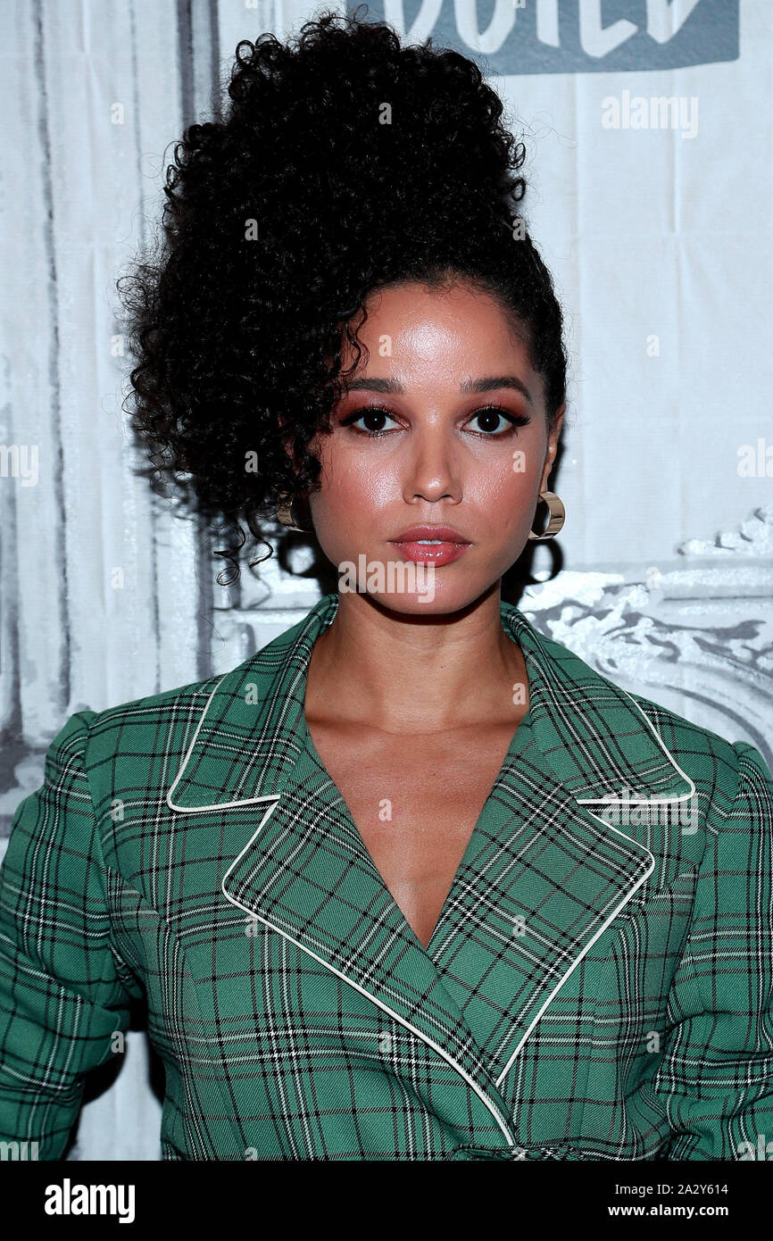 New York, USA. 2 October, 2019. Alisha Wainwright at the BUILD Speaker ...