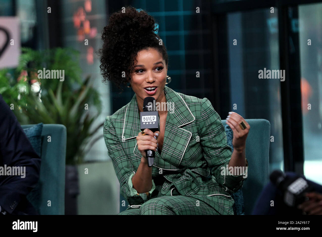 New York, USA. 2 October, 2019. Alisha Wainwright at the BUILD Speaker ...
