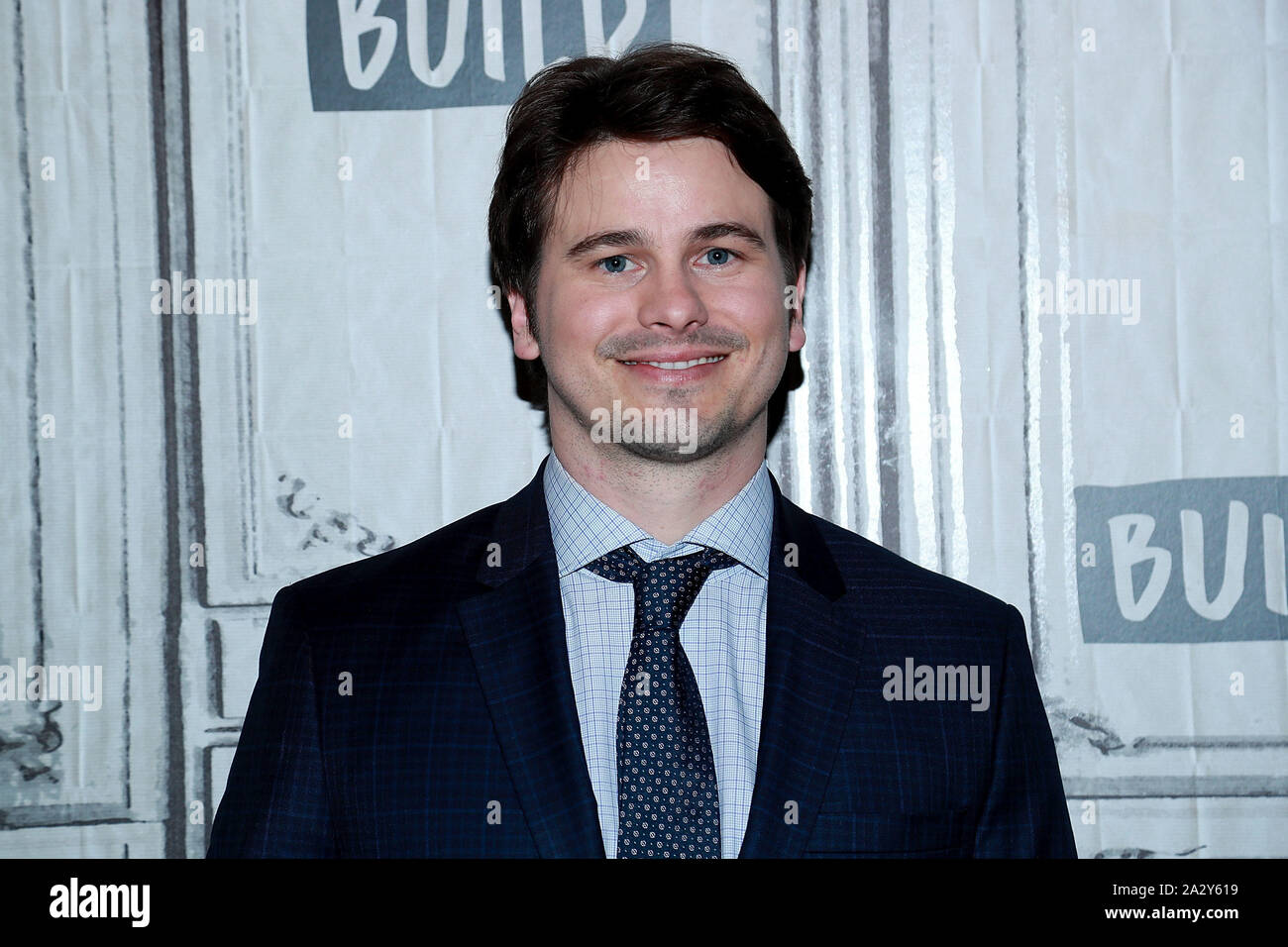 New York, USA. 2 October, 2019. Jason Ritter at the BUILD Speaker ...