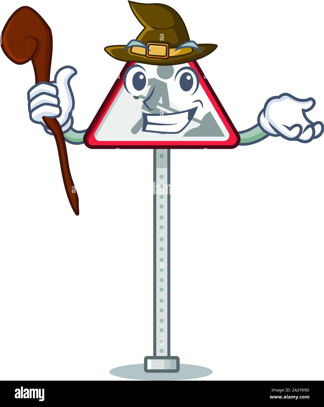 Public works sign Stock Vector Images - Alamy