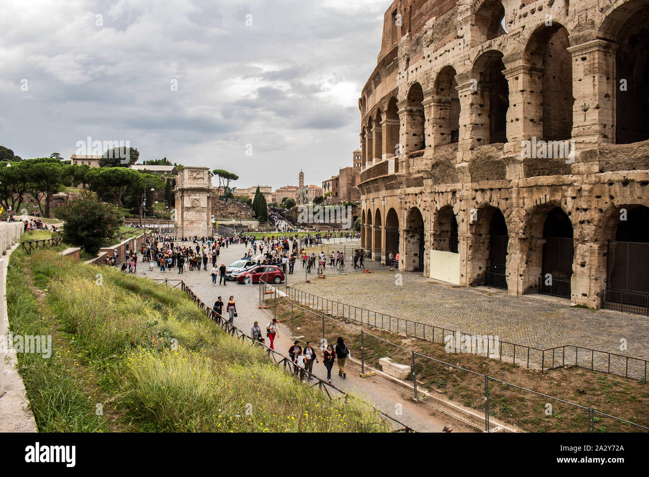 Coliseum, the great beauty of Rome Stock Photo - Alamy