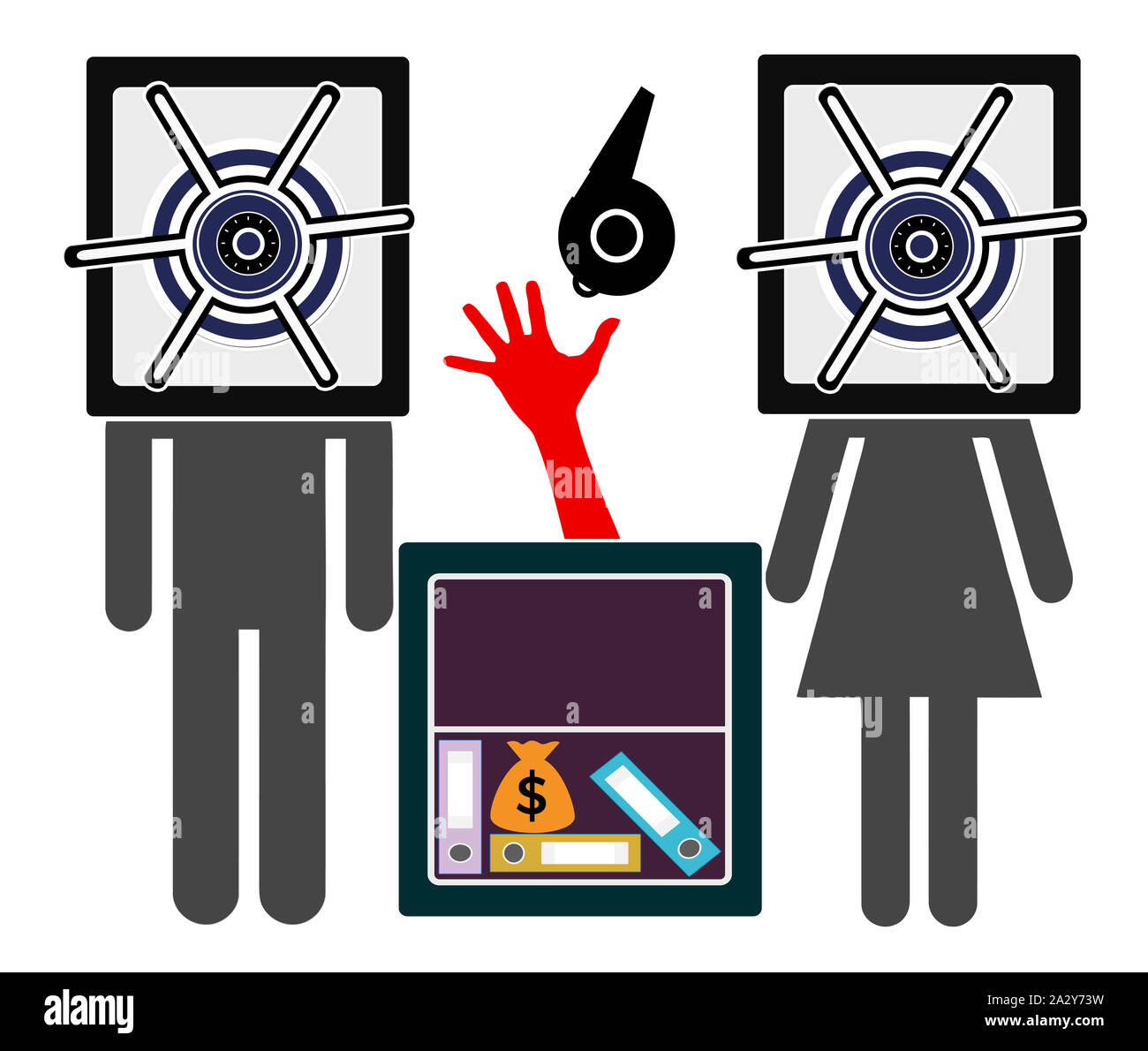 Office stealing Cut Out Stock Images & Pictures - Alamy