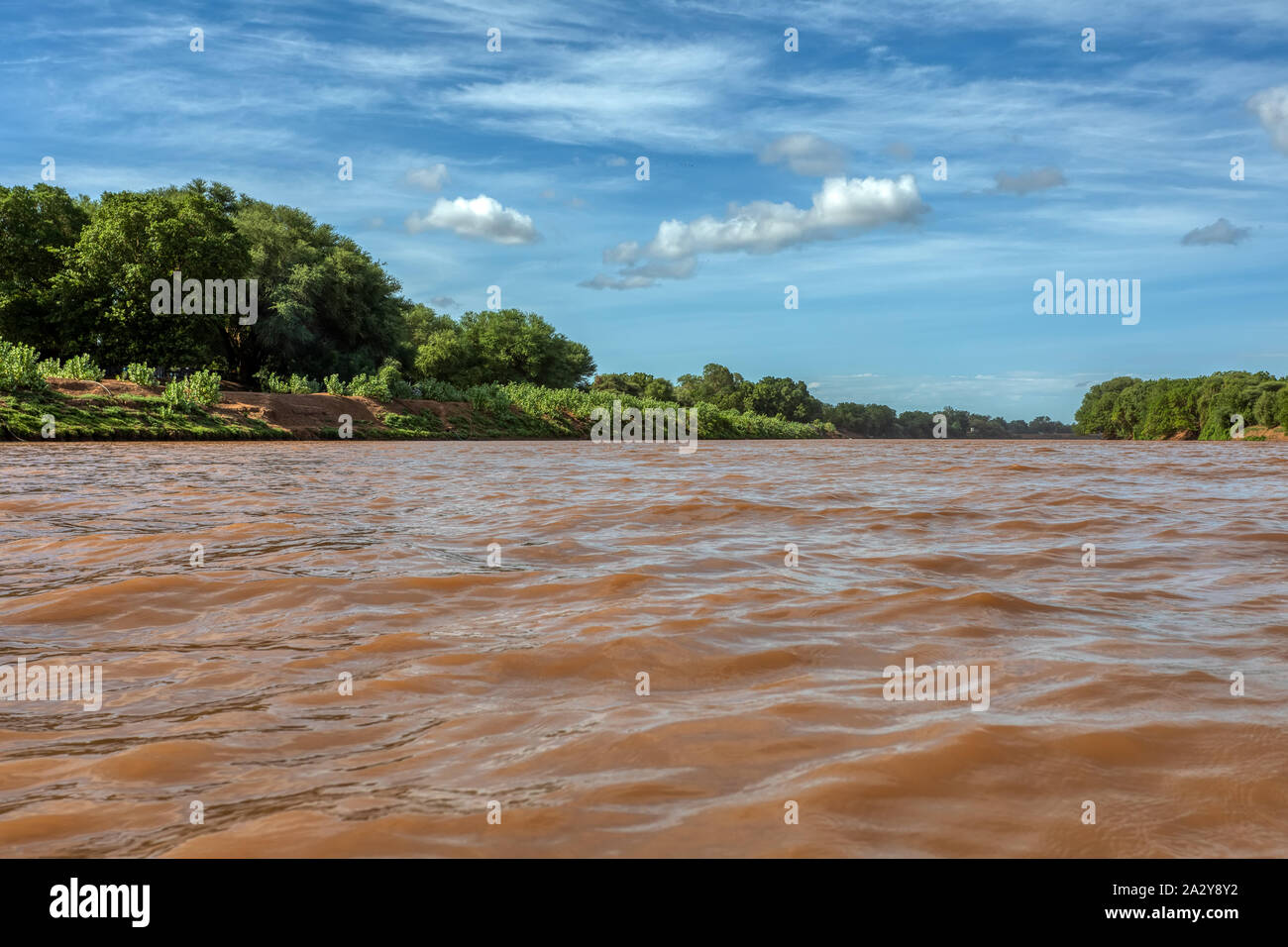 Omo River valley, home of wild Ethiopian peoples, African wilderness ...