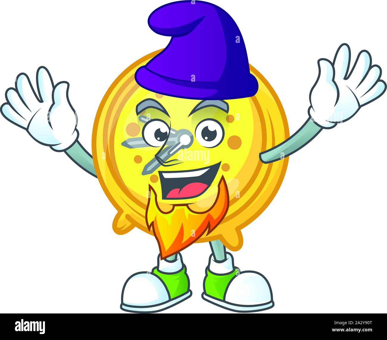 Elf design alarm clock in cartoon character Stock Vector Image & Art ...