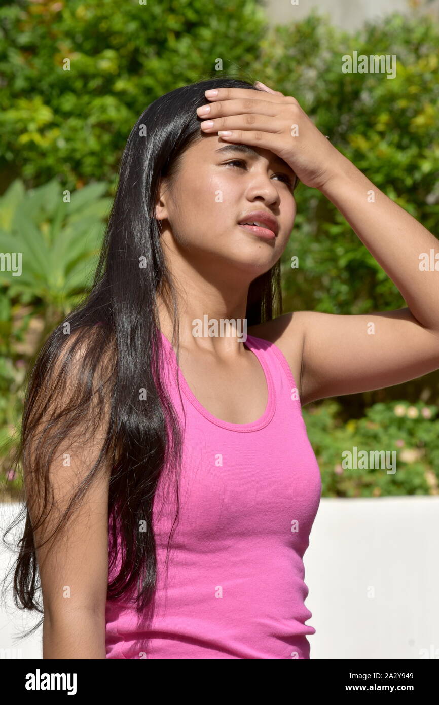 An A Teenage Female Memory Problems Stock Photo - Alamy