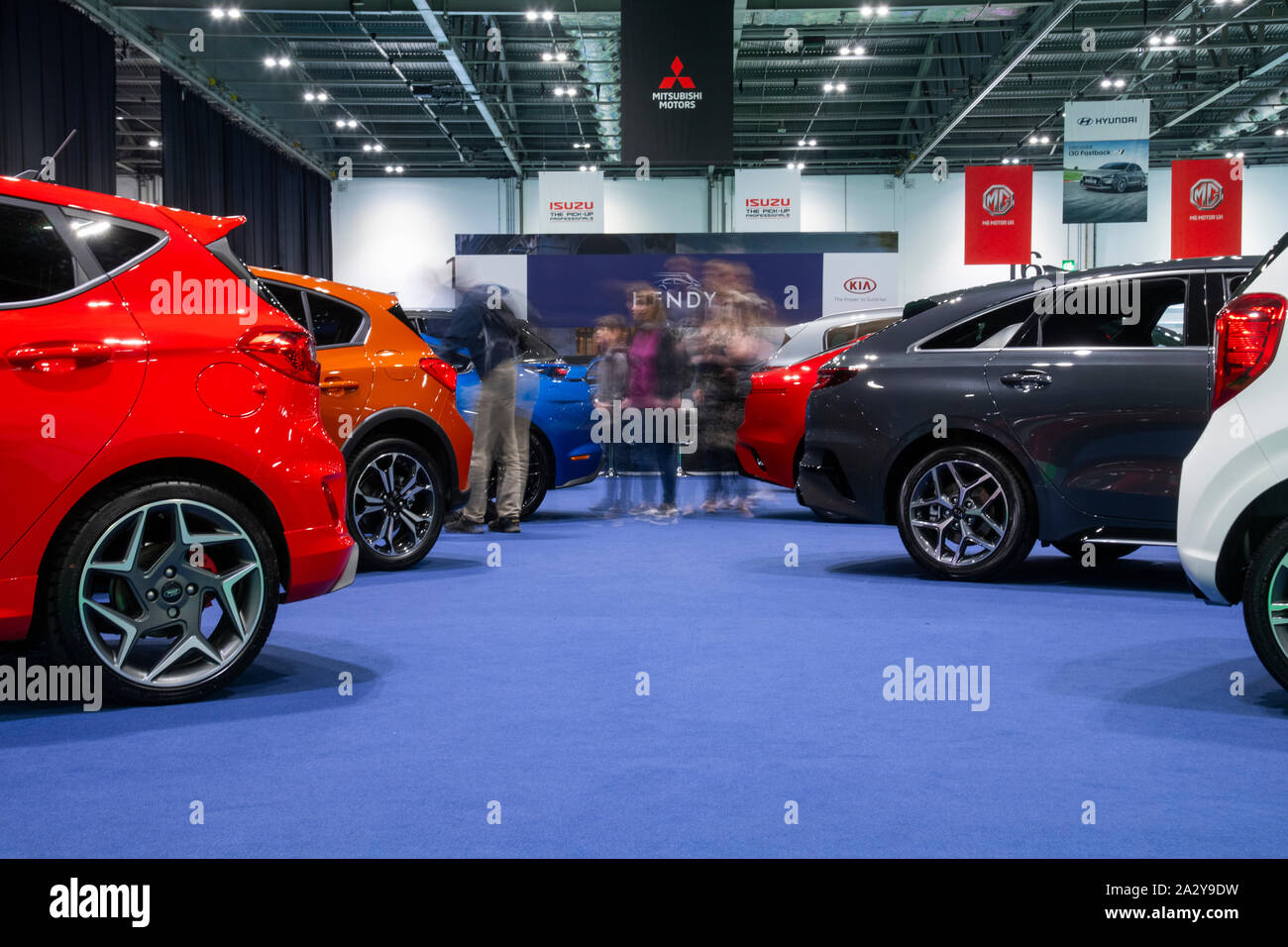 Ford stand London Motor Show May 2019, Excel London Stock Photo - Alamy