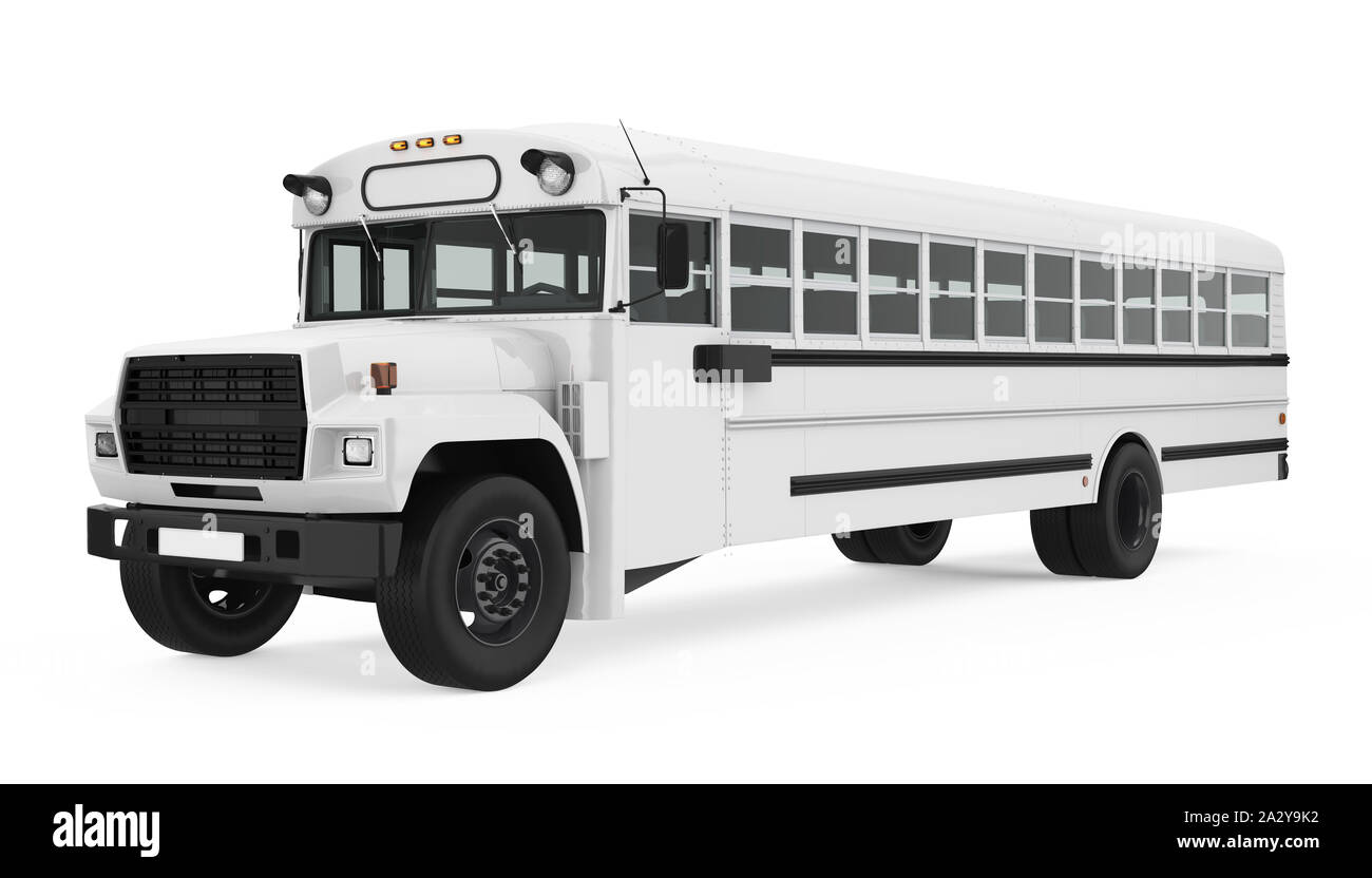School Bus Isolated Stock Photo - Alamy