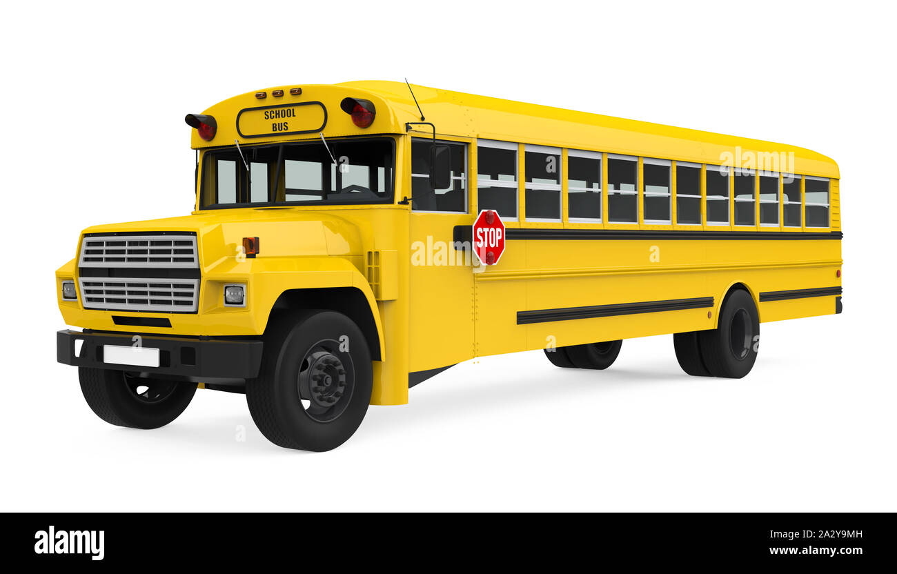 School bus front view hi-res stock photography and images - Alamy