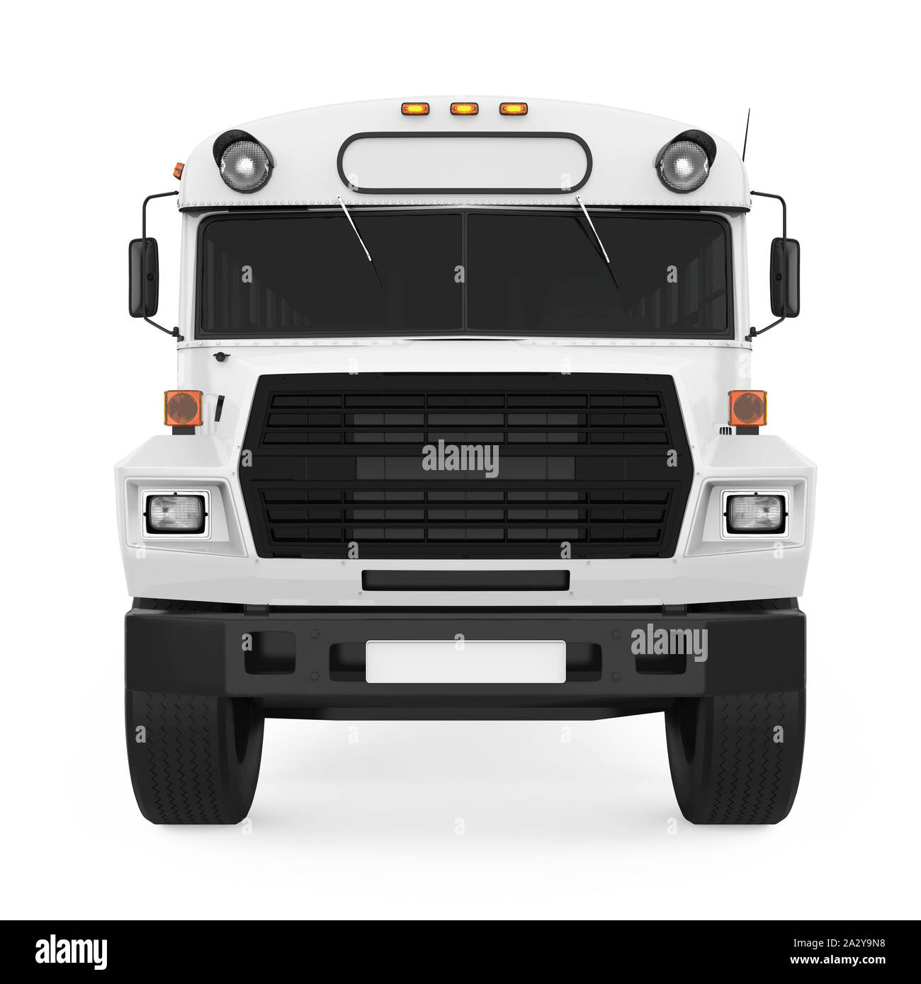 School Bus Isolated Stock Photo - Alamy