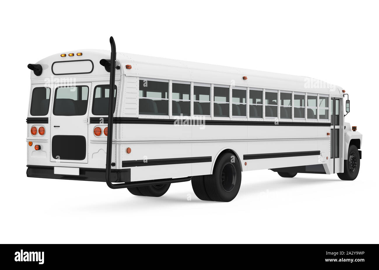 School Bus Isolated Stock Photo - Alamy