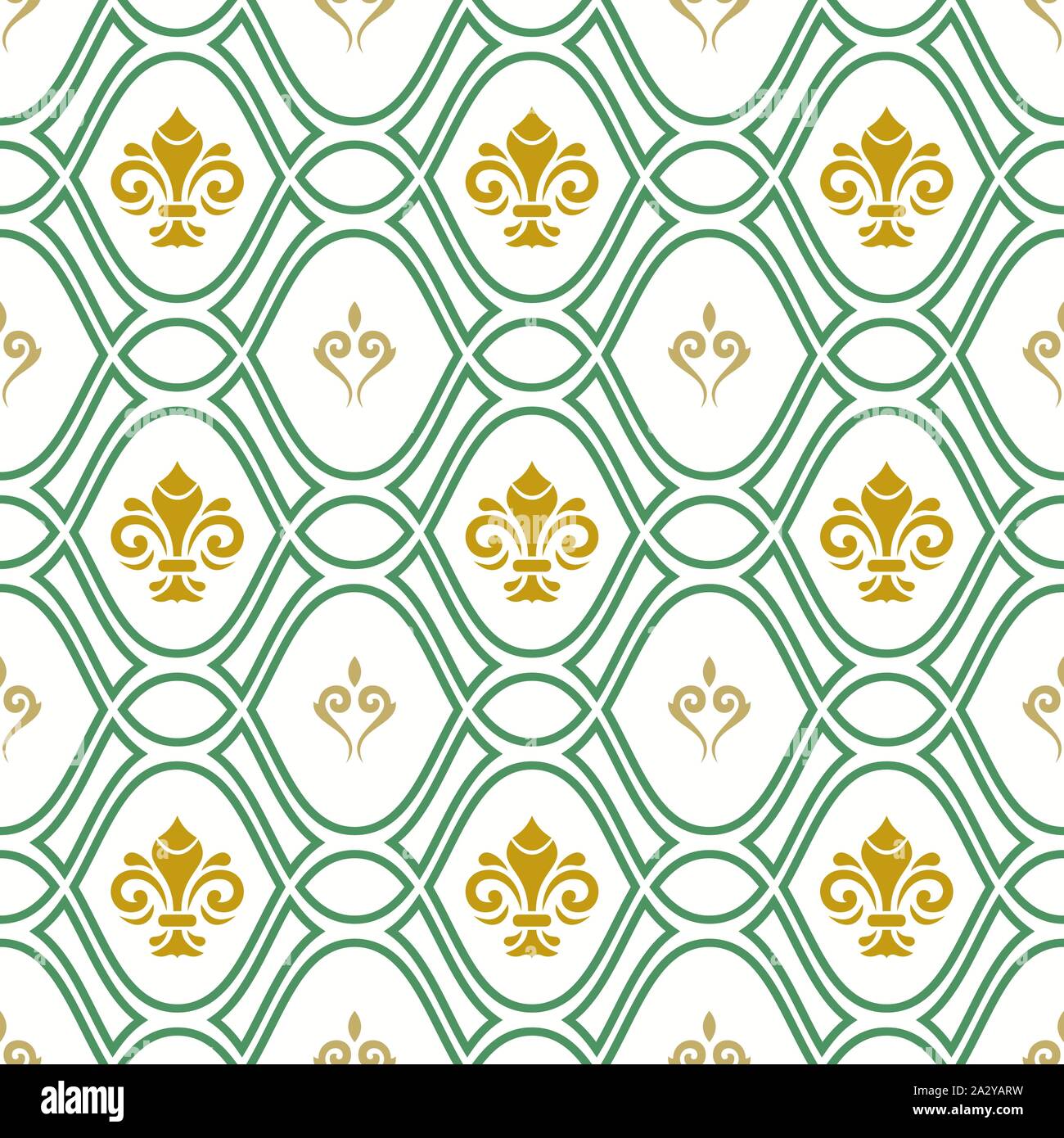 Islamic geometric green pattern background Cut Out Stock Images ...
