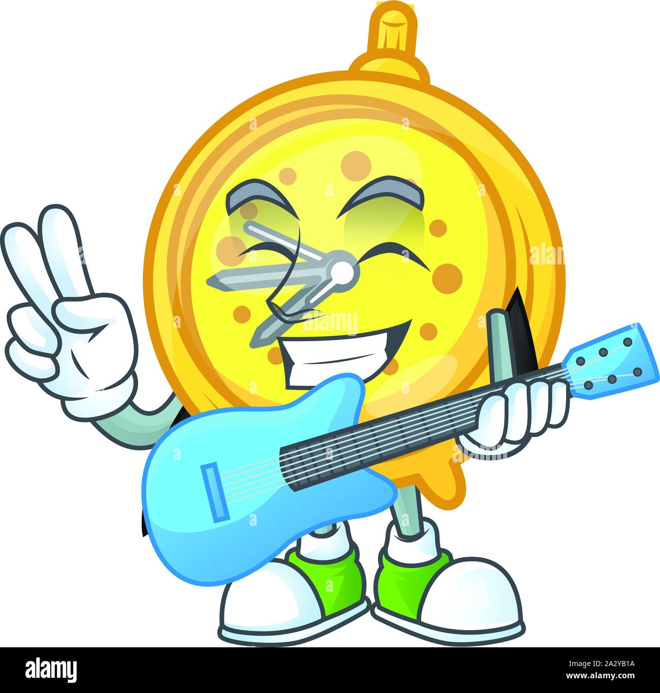 Clock speaker character cartoon hi-res stock photography and images - Alamy
