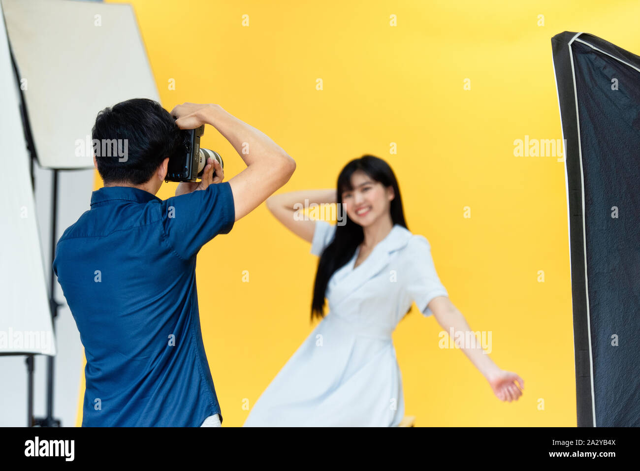 Behind the scenes, photographers are using cameras and lenses to ...