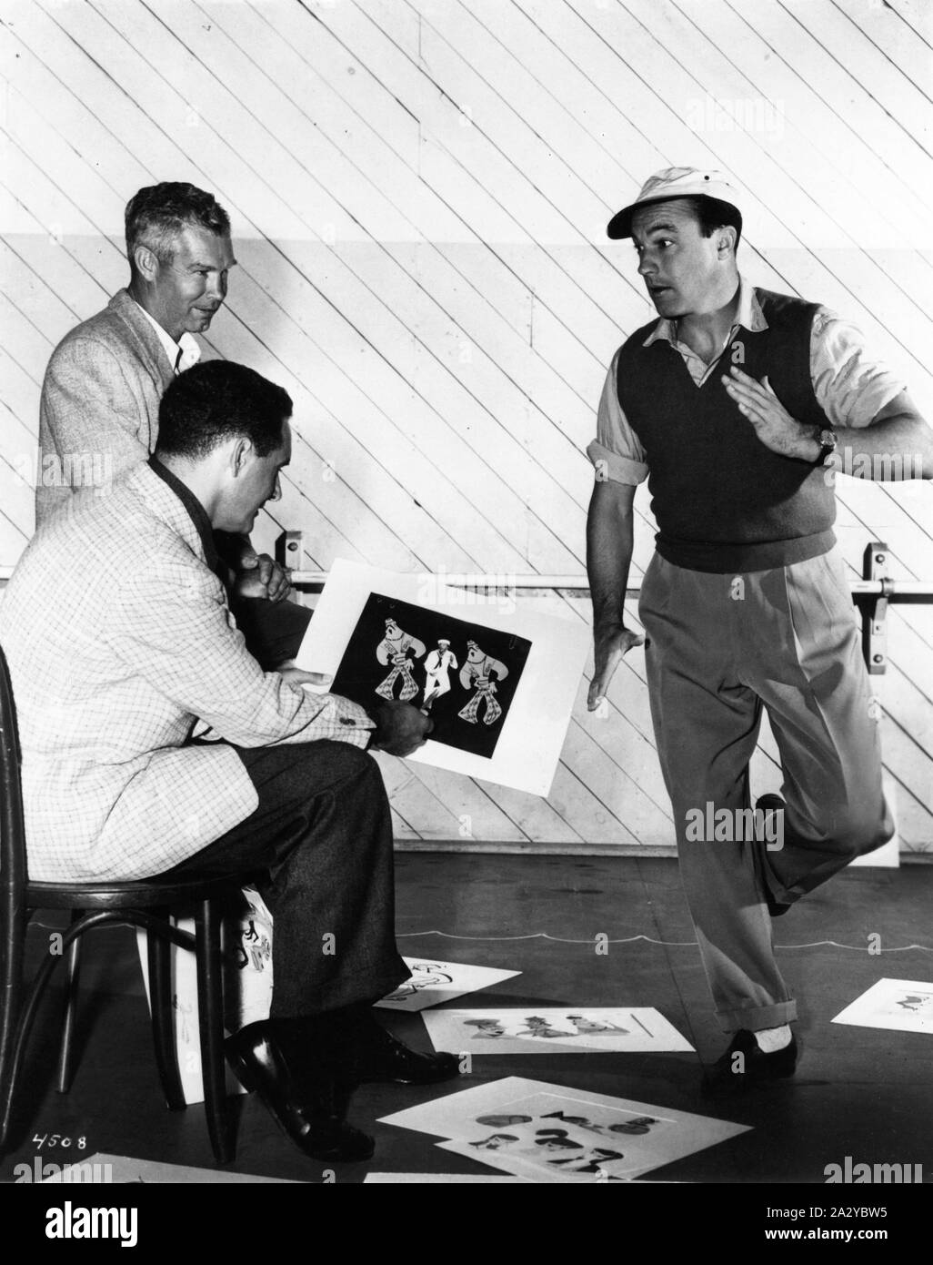 Director joseph barbera and william hanna Black and White Stock Photos ...