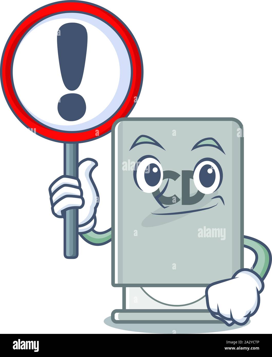 With sign rom drive mascot isolated with cartoon Stock Vector Image ...