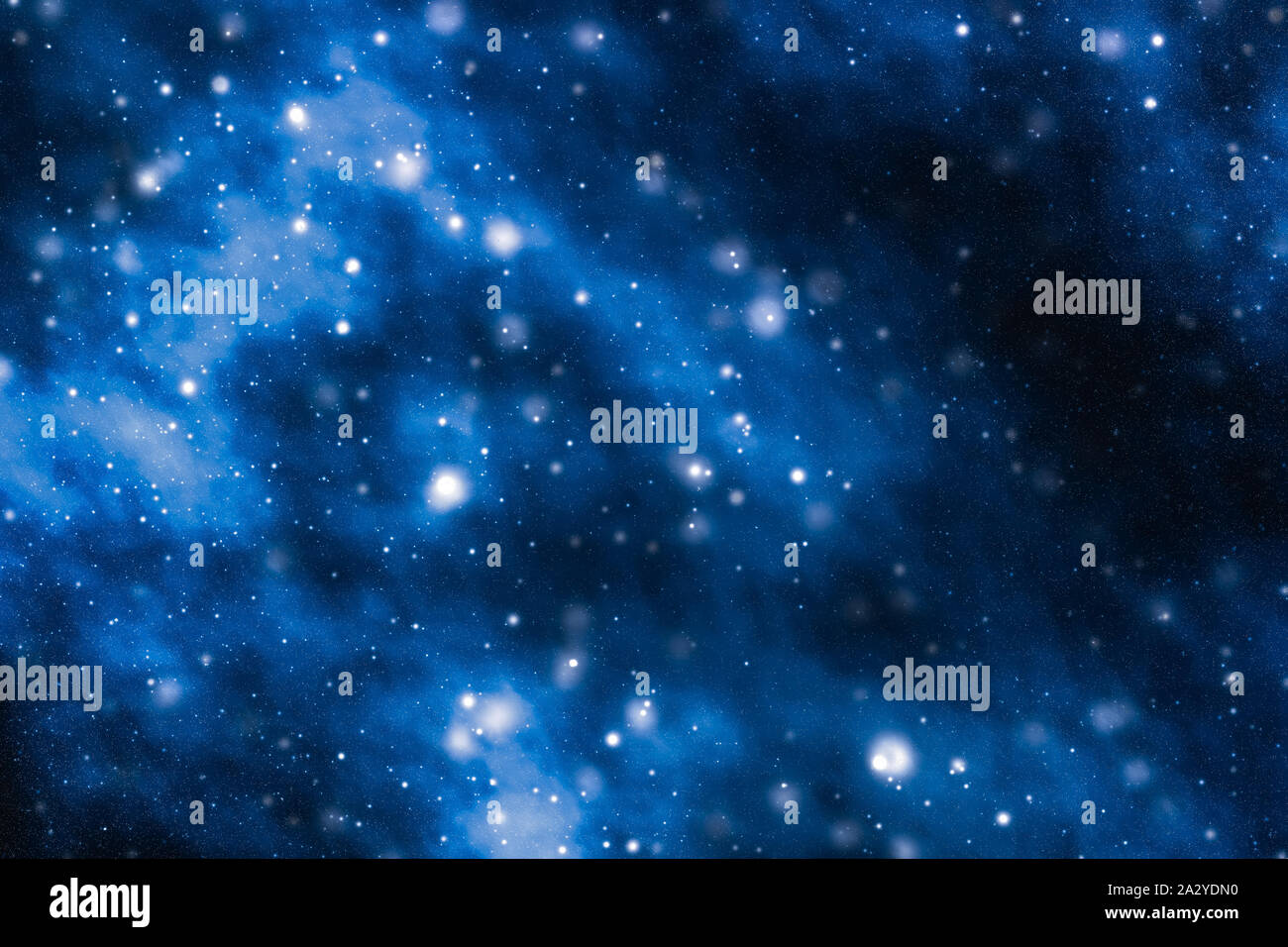 Discovery in astronomy, cosmic abstract and future technology concept ...