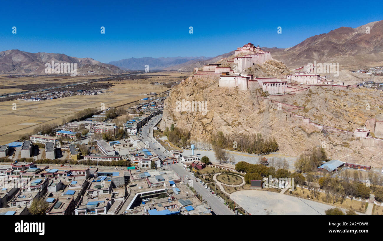 Tibet from the sky Stock Photo - Alamy