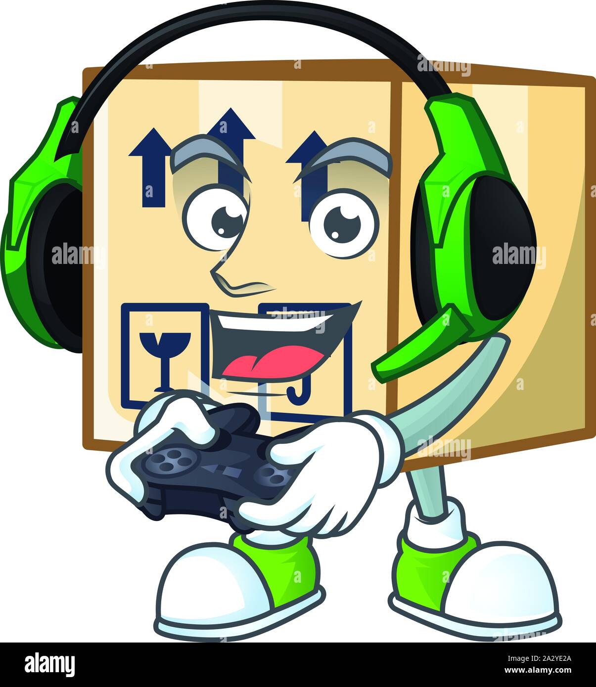 Gaming box cardboard close for goods packaging Stock Vector Image & Art ...