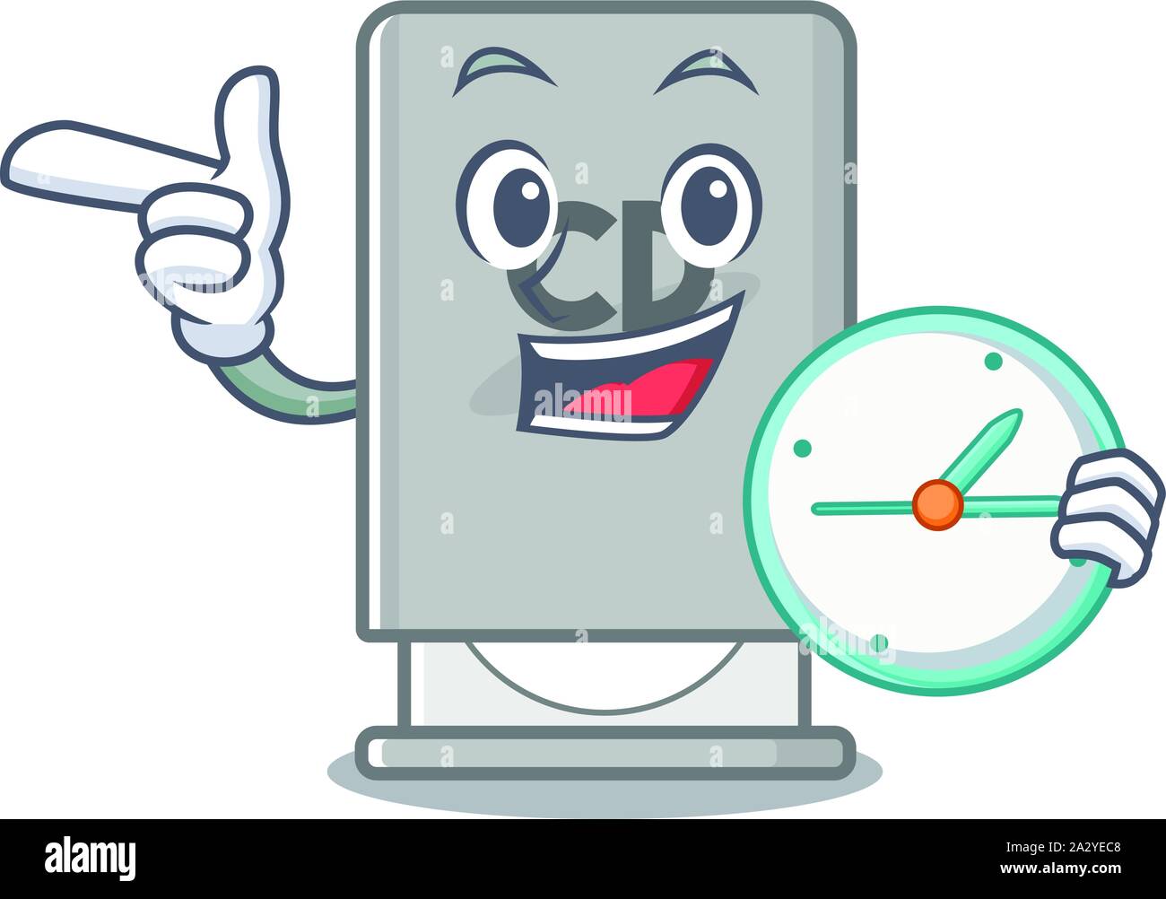 Universal time clock Stock Vector Images - Alamy