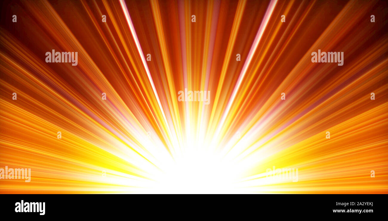 Light rays Golden yellow rays of light Stock Photo - Alamy