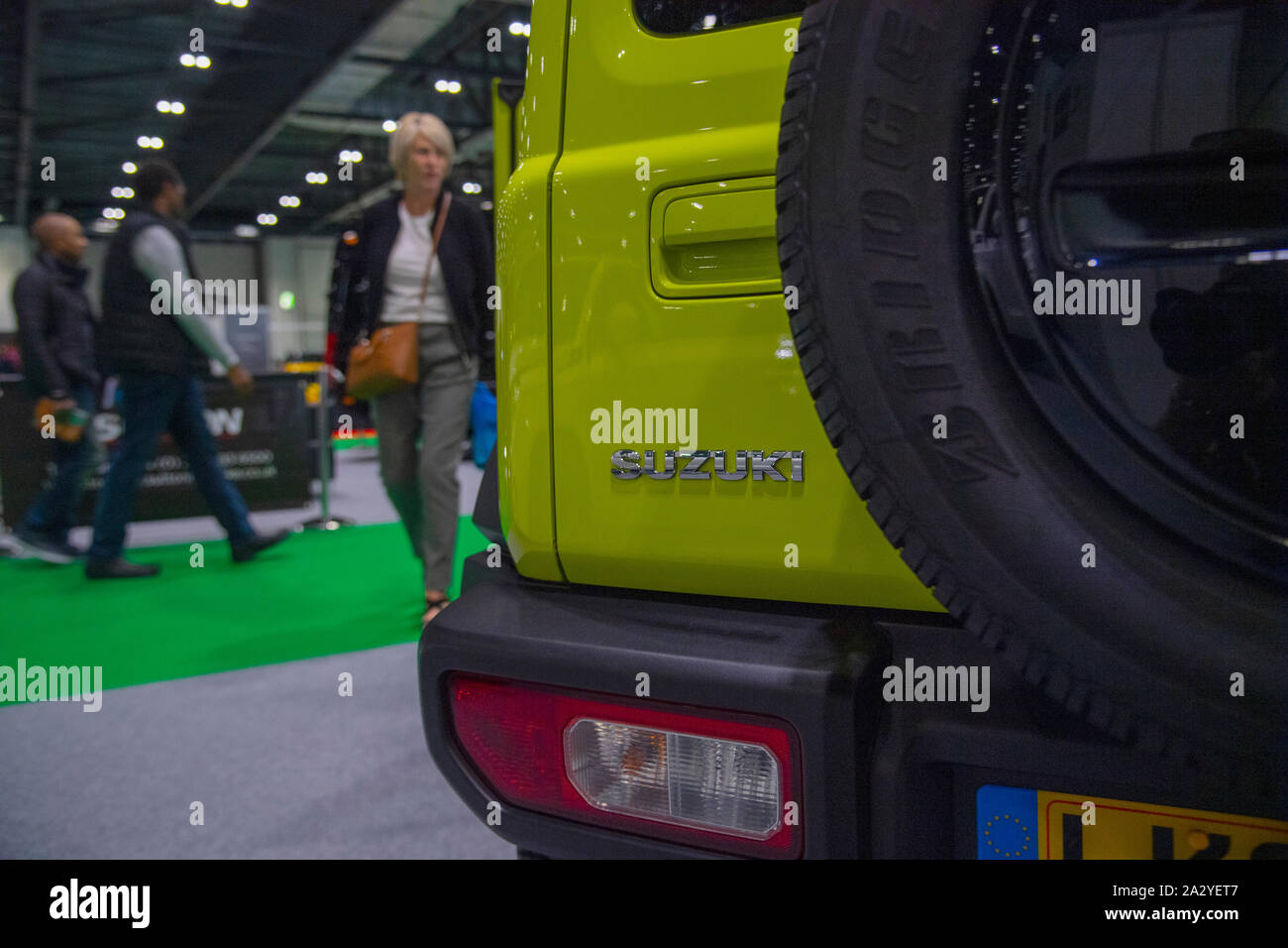 Suzuki Jimny London Motor Show May 2019, Excel London Stock Photo - Alamy