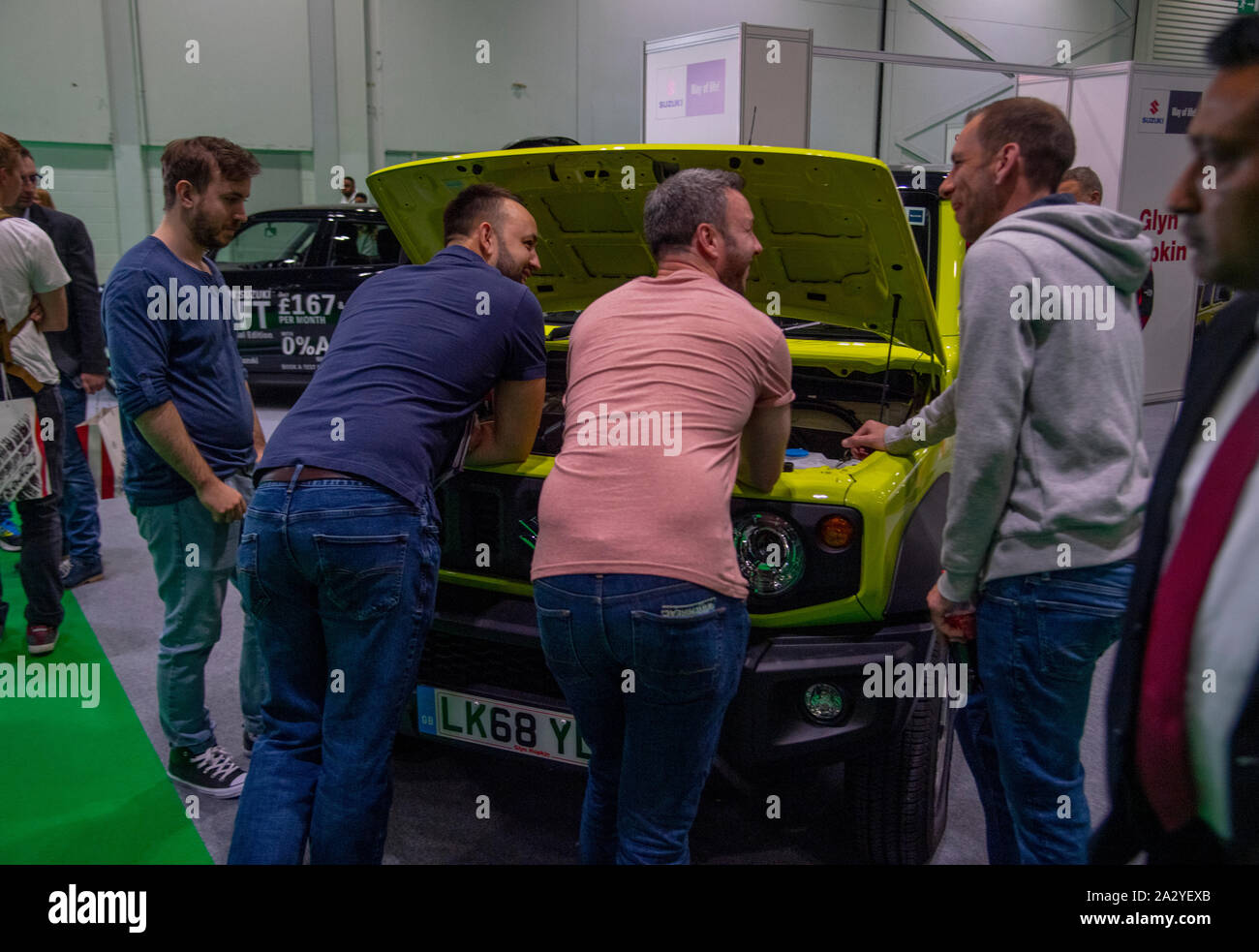 Suzuki Jimny London Motor Show May 2019, Excel London Stock Photo - Alamy