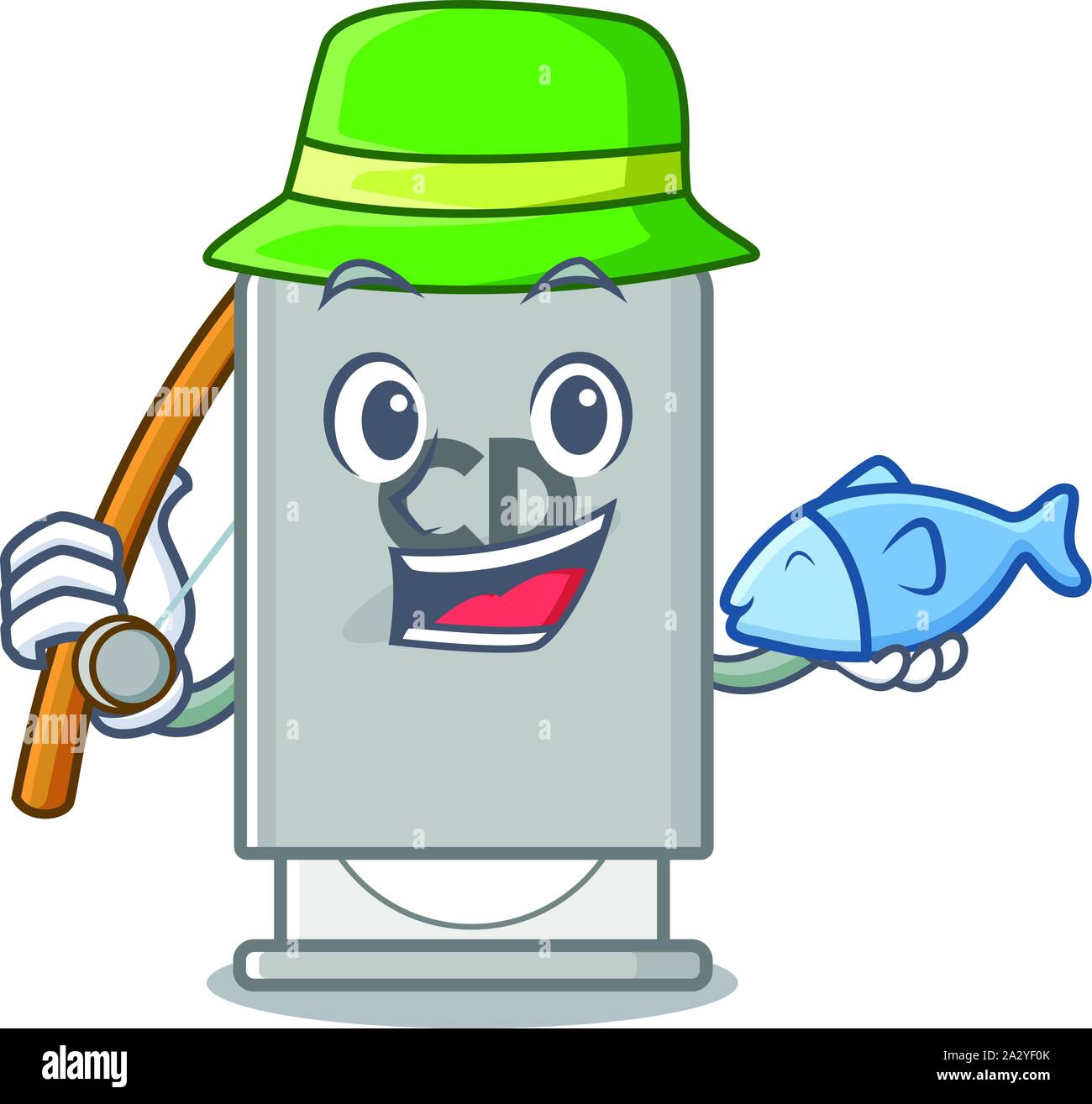 Fishing rom drive with the cartoon shape Stock Vector Image & Art - Alamy