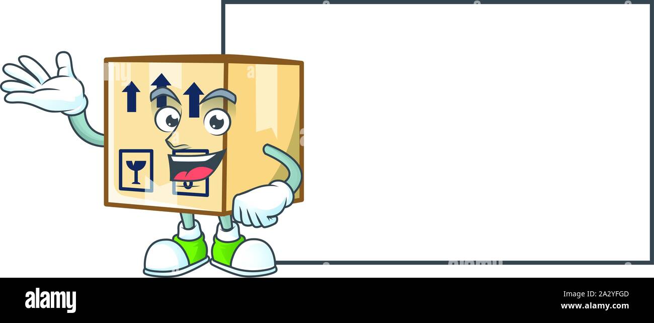 With board box cardboard close for goods packaging Stock Vector Image ...