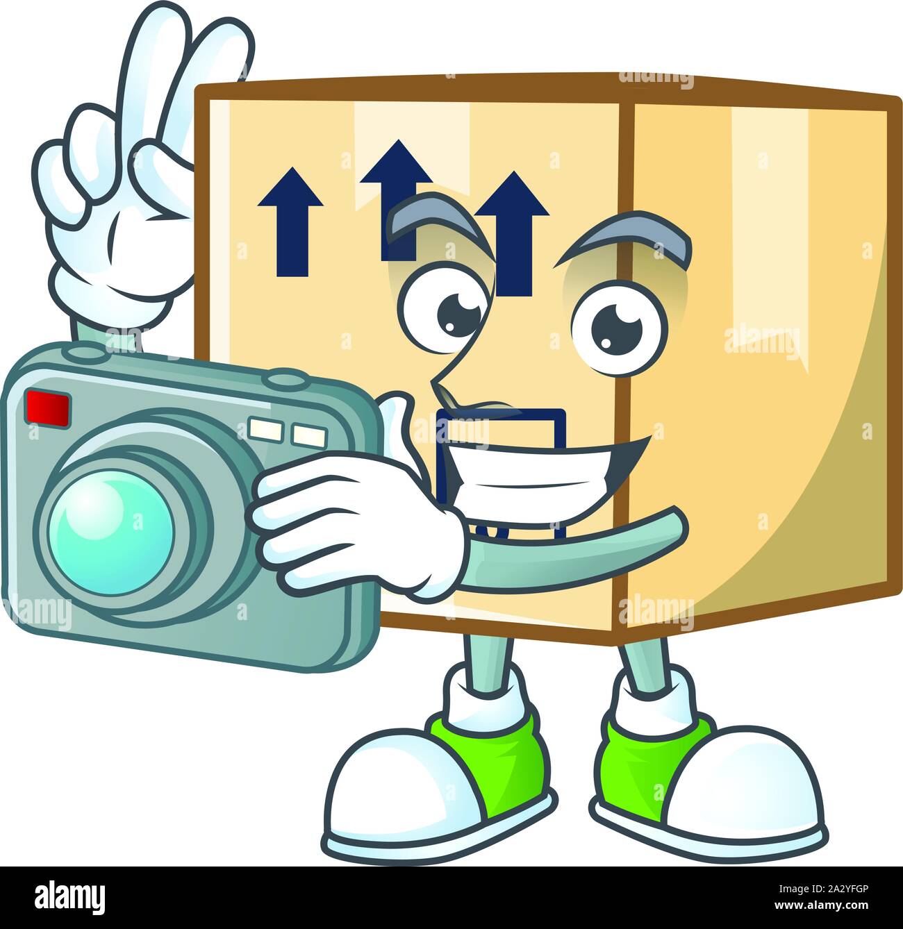 Portrait on cardboard Stock Vector Images - Alamy