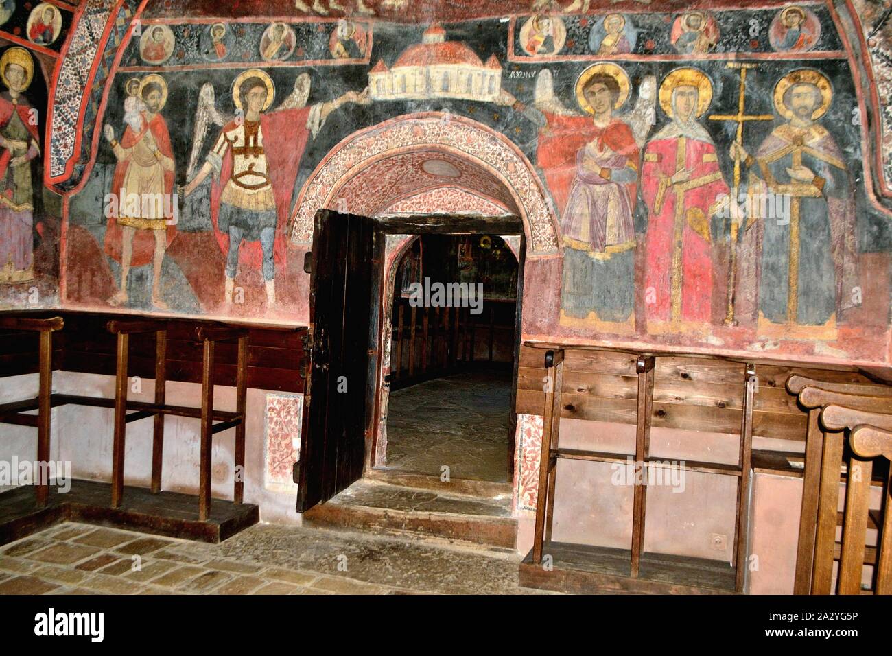 Orthodox church wall painting of Arbanasi in VELIKO TARNOVO - Balkan ...