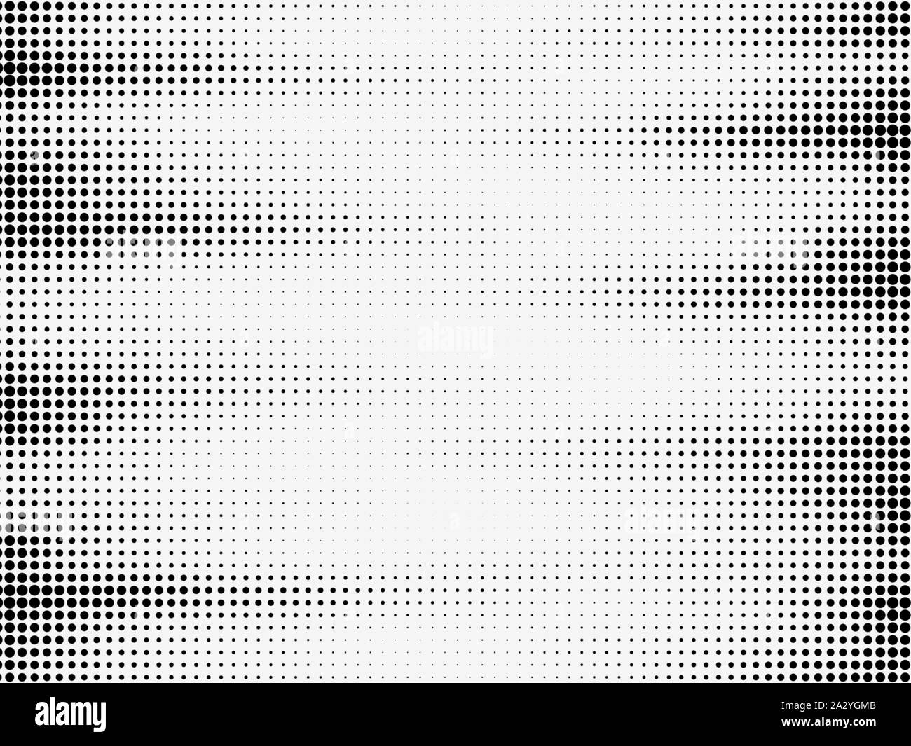 Halftone illustrator. Dots on Background. Black and white Geometric ...