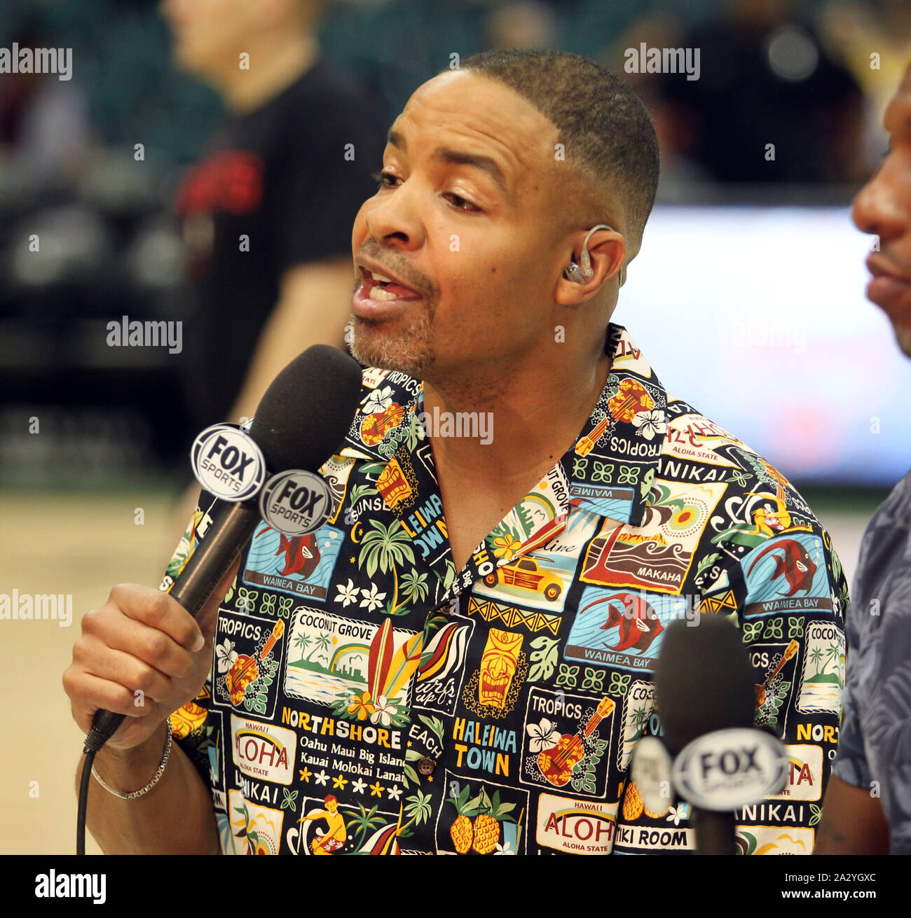 October 3, 2019 - Mike Hill doing pregame show before a preseason game ...