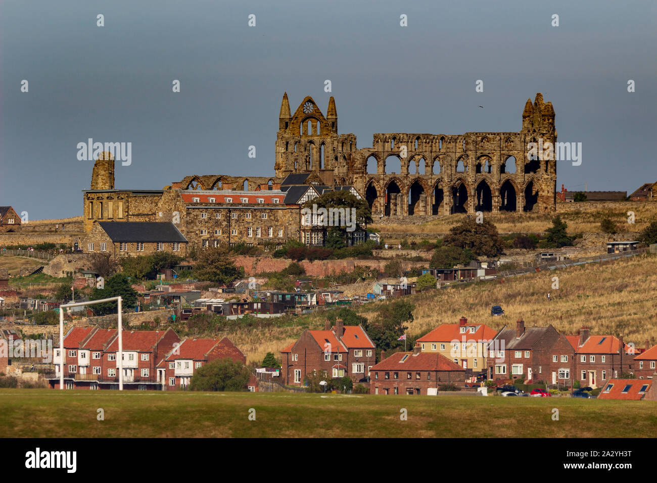 A view of Whitby Abbey Stock Photo - Alamy