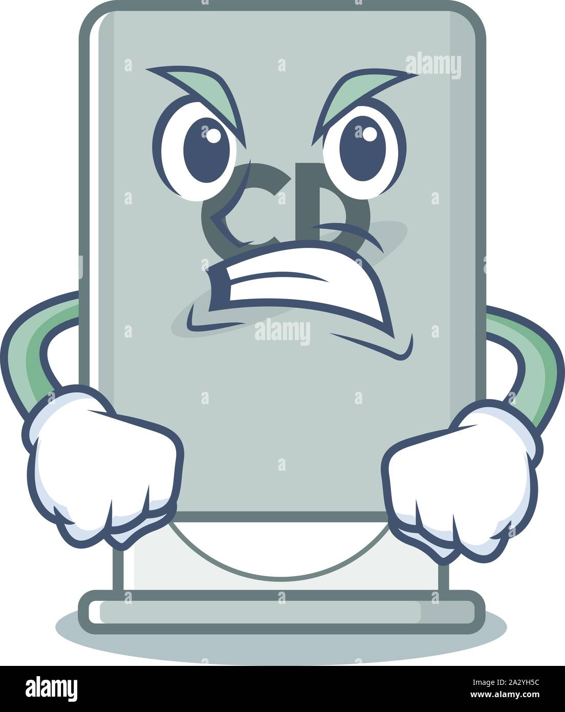 Angry rom drive with the cartoon shape Stock Vector Image & Art - Alamy