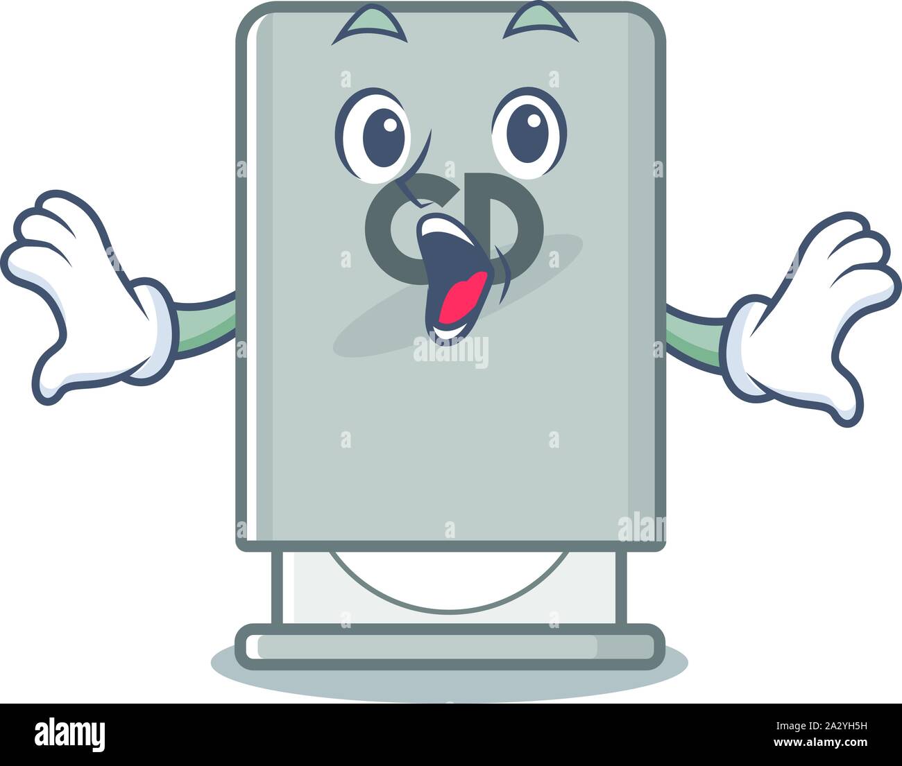 Surprised rom drive with the cartoon shape Stock Vector Image & Art - Alamy