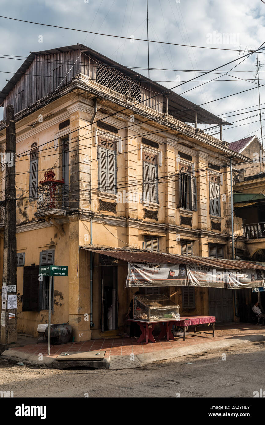 Colonial building in battambang hi-res stock photography and images - Alamy
