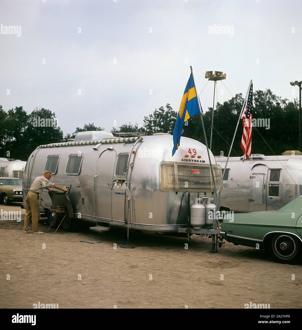 1970s camping hi-res stock photography and images - Alamy