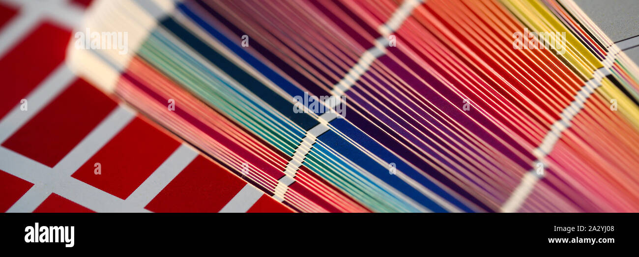 Color print of pantone statistics offset organization gives customer an ...