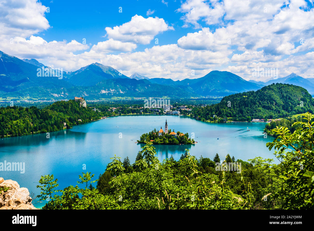Beautiful Landscape Lake Bled Slovenia's Fairytale Lake Bled: A Photo