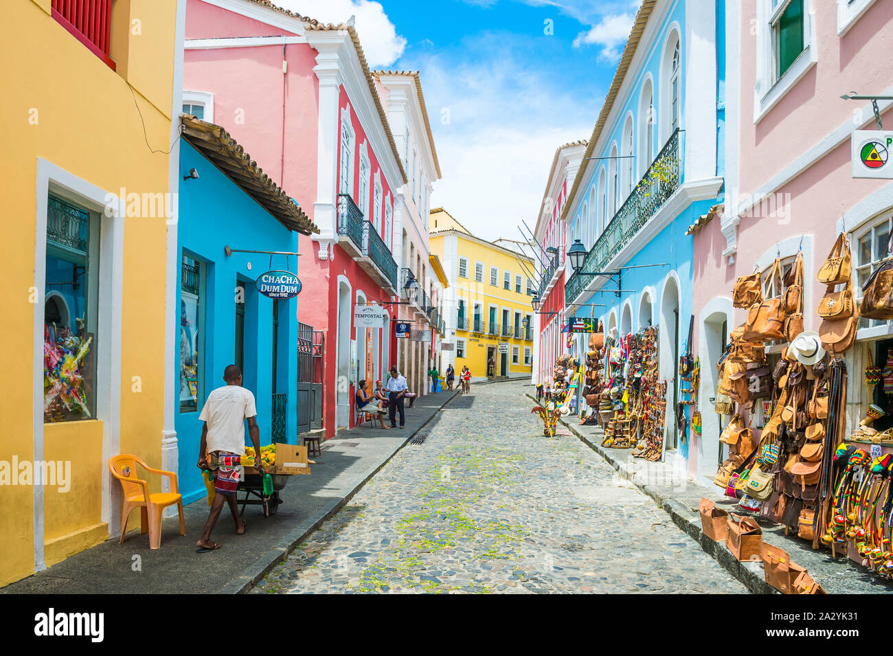 Pedestrian streets brazil hi-res stock photography and images - Alamy
