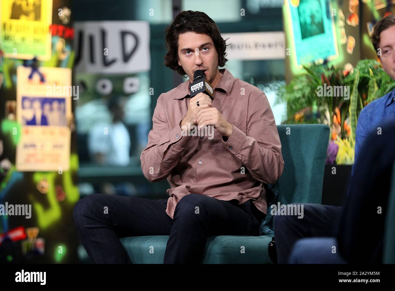 New York, NY, USA. 2nd Oct, 2019. Henry-Alex Rubin inside for AOL Build ...