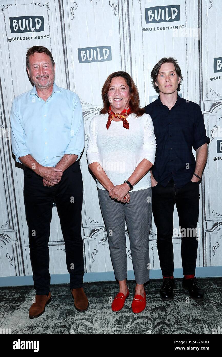 New York, NY, USA. 2nd Oct, 2019. Steven Knight, Caryn Mandabach ...
