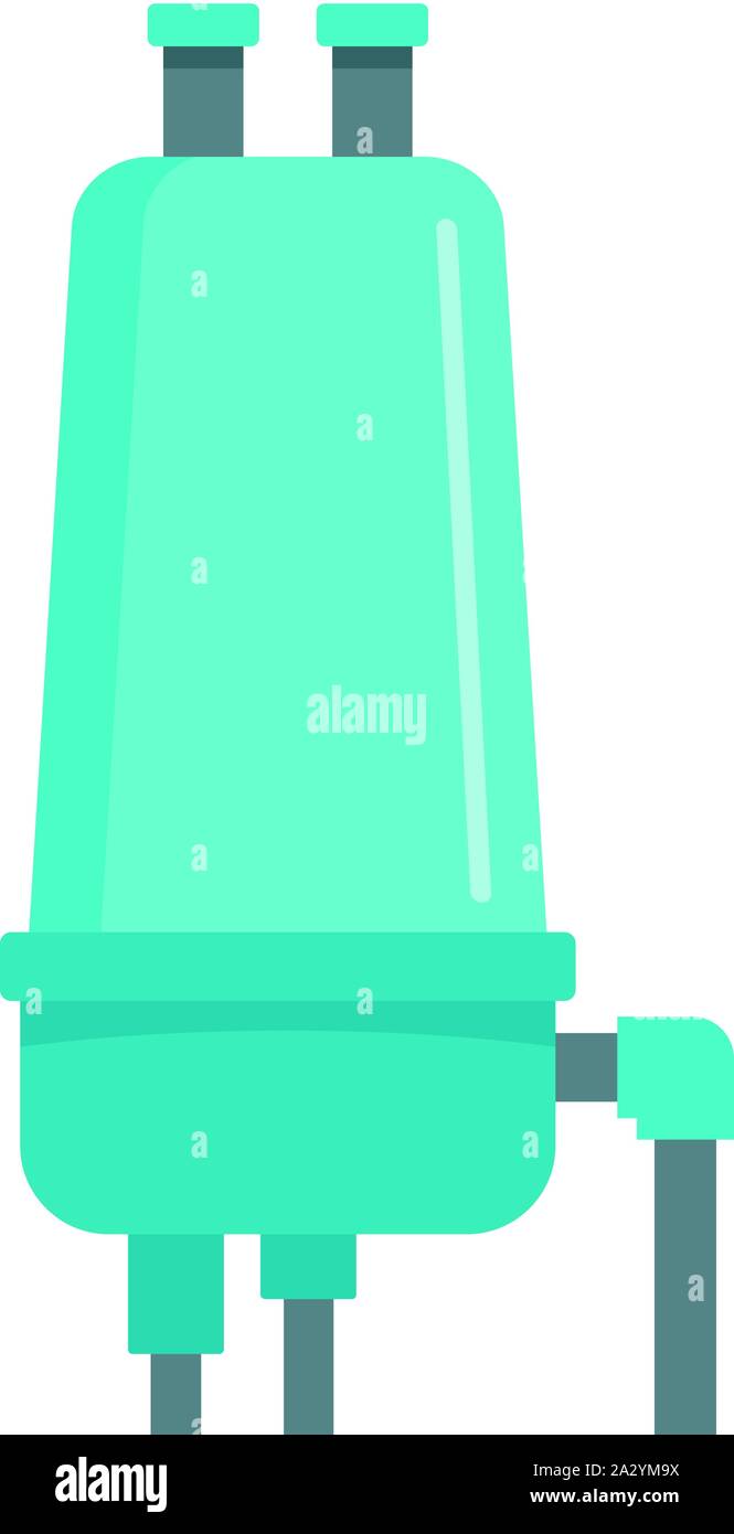 Irrigation filter icon. Flat illustration of irrigation filter vector ...